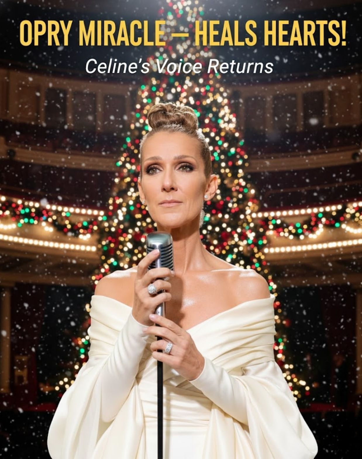 THE VOICE THAT HEALS HEARTS THIS CHRISTMAS—CELINE DION’S UNFORGETTABLE ...